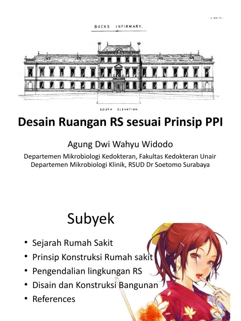 ADW Presentasi Desain Ruangan RS Perdalin 2021 | PDF | Hospital | Hygiene