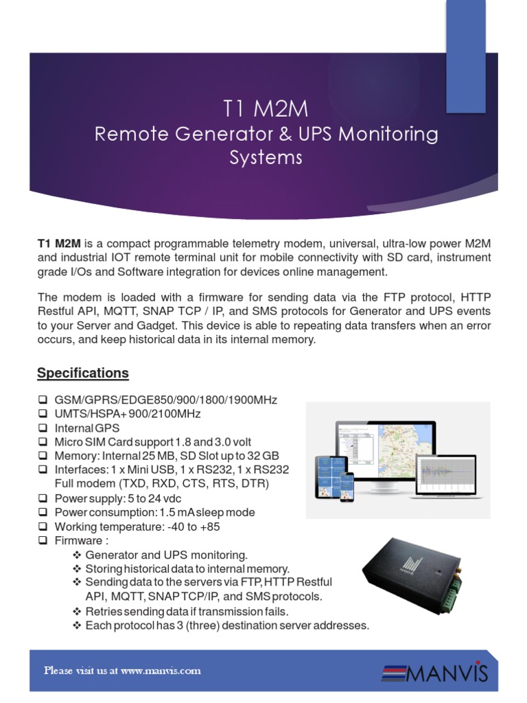 Remote UPS Monitoring System | PDF | Business | Technology & Engineering