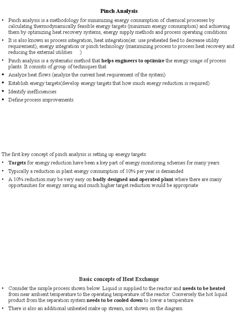 Pinch Analysis | PDF | Heat | Enthalpy
