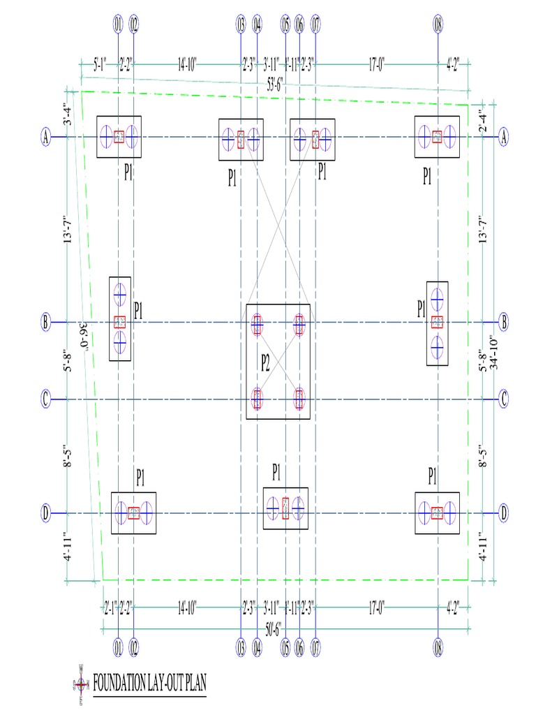 Pile Layout Plan | PDF