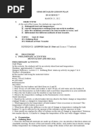 Semi Detailed Lesson Plan in Convection Heat Transfer Grade 7 | PDF ...