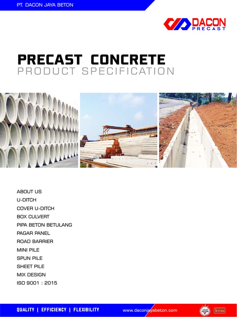 Brochure - PT. Dacon Jaya Beton | PDF