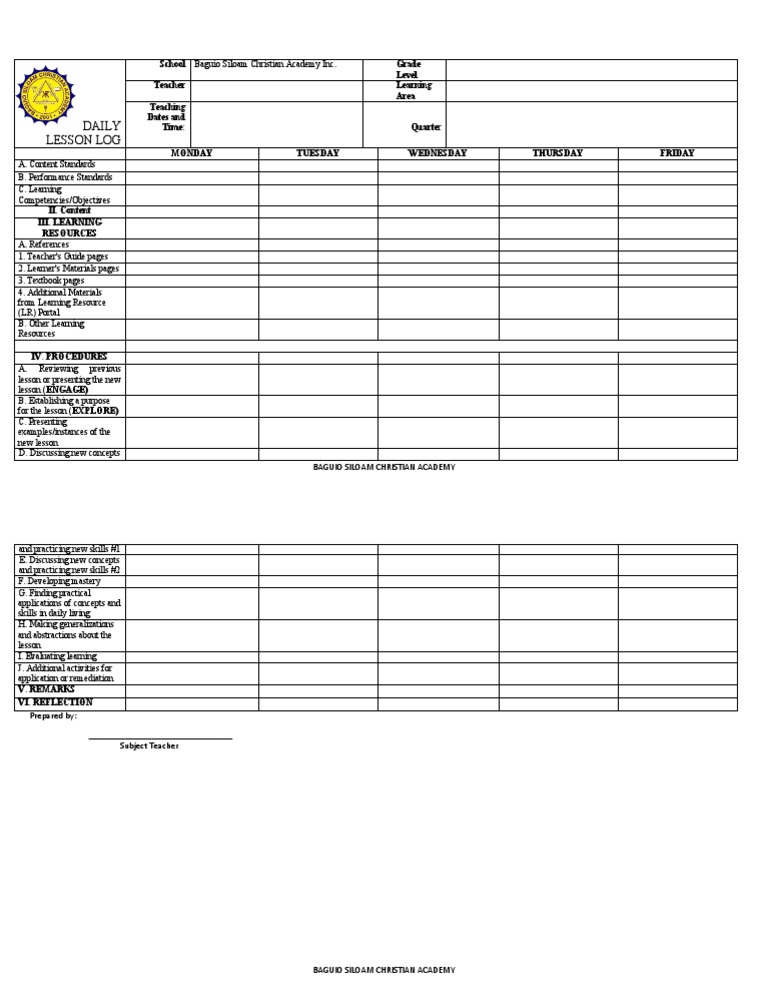 Lesson Plan 2022 2023 | PDF
