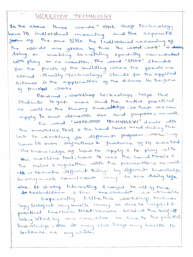 Workshop Lab Report | PDF