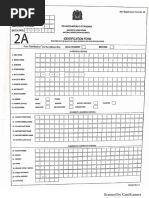 NIDA Application Form 2A Overview | PDF | Identity Document | Government And Personhood