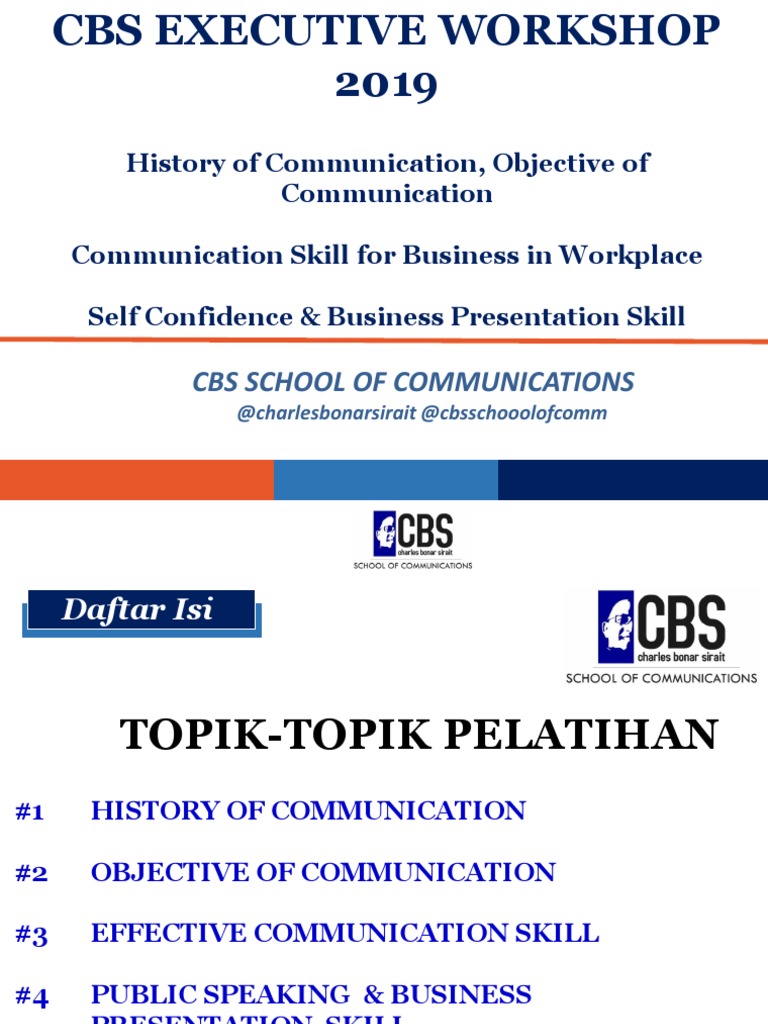 Charles Bonar Sirait - EFFECTIVE COMMUNICATION BUSINESS PRESENTATION | PDF