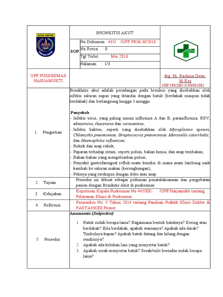 Bronkitis Akut | PDF