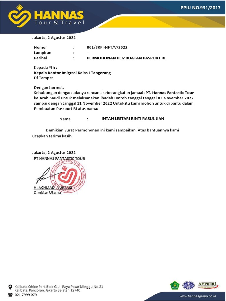 Format Rekom PDF Intan Lestari Dan Ade Awaludin | PDF | Bisnis | Ilmu Sosial