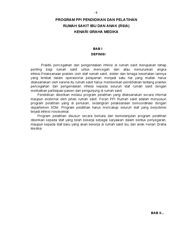 Program Pendidikan Dan Pelatihan | PDF | Kesehatan Holistik