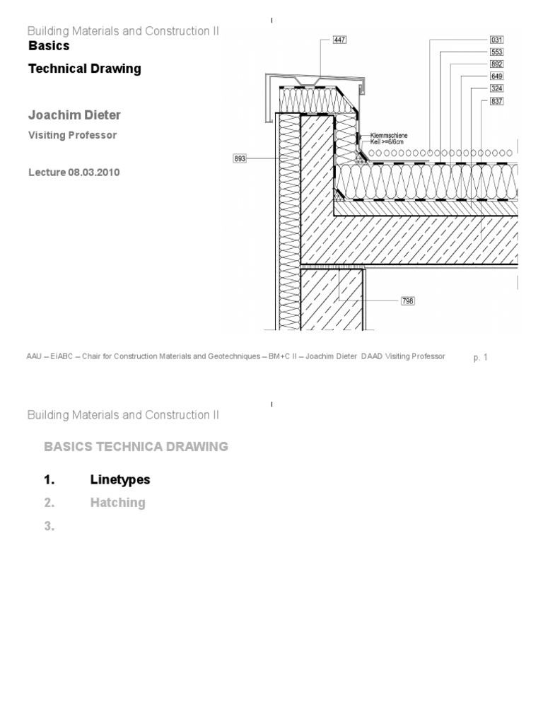 2010 03 09 Basics Technical Drawing | PDF | Decorative Arts | Design