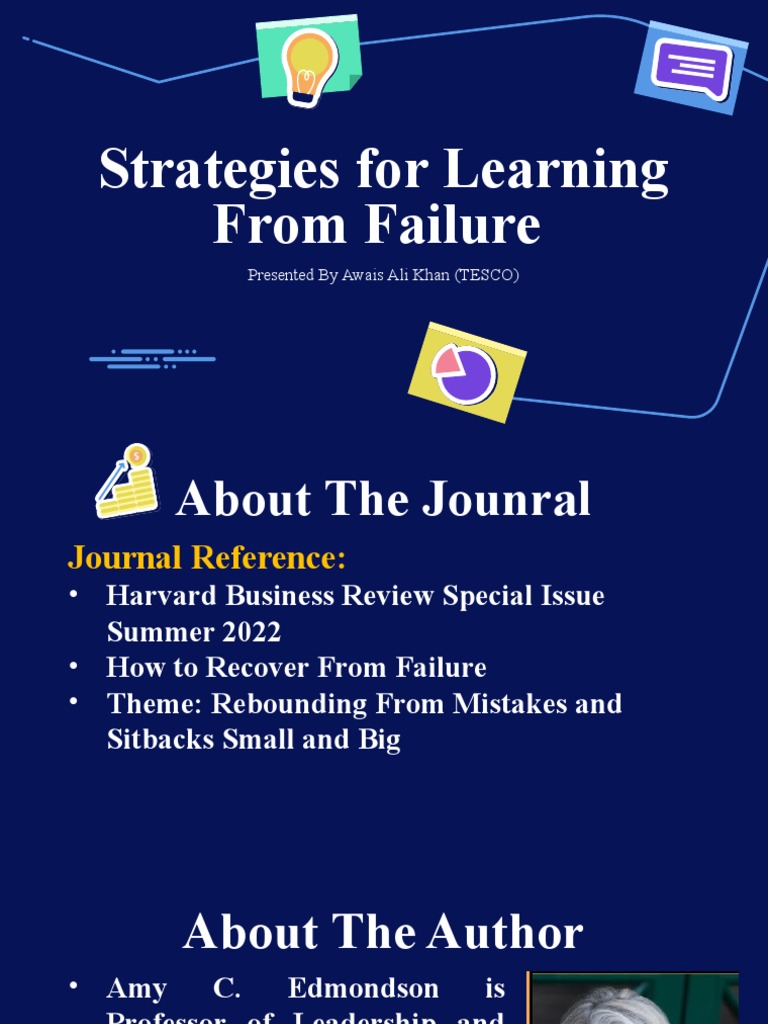 Stratgies For Learning From Failure | PDF | Behavioural Sciences ...