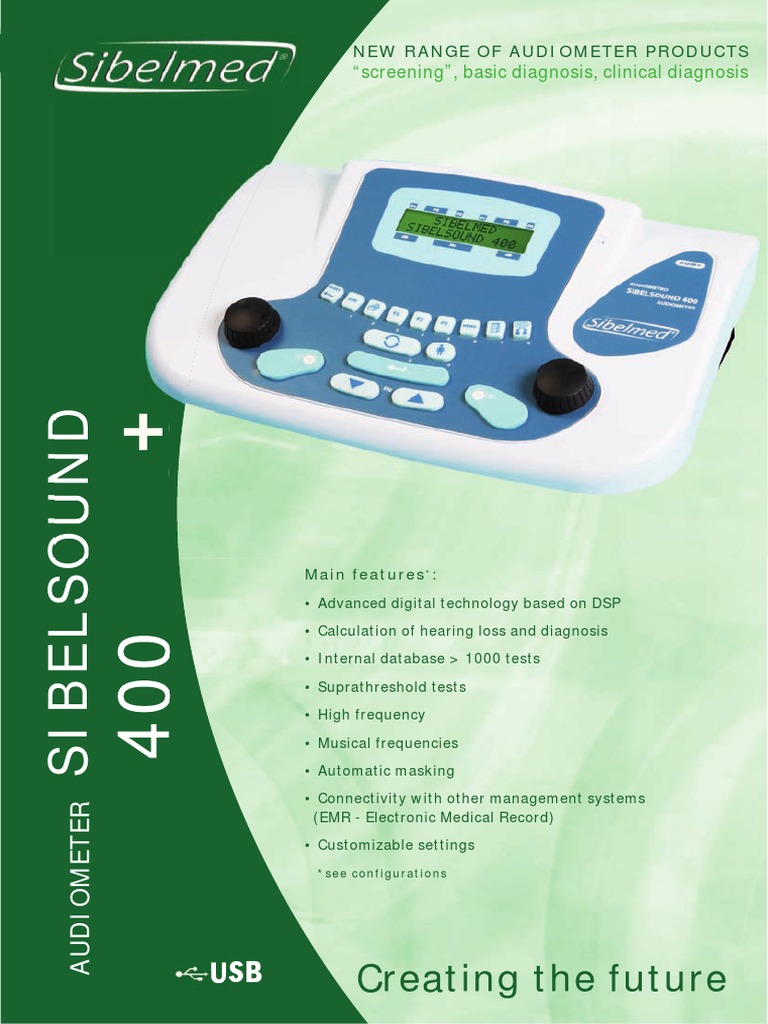 Brosur Audiometer - Sibelsound 400 AOM+ | PDF | Electronics | Information And Communications ...