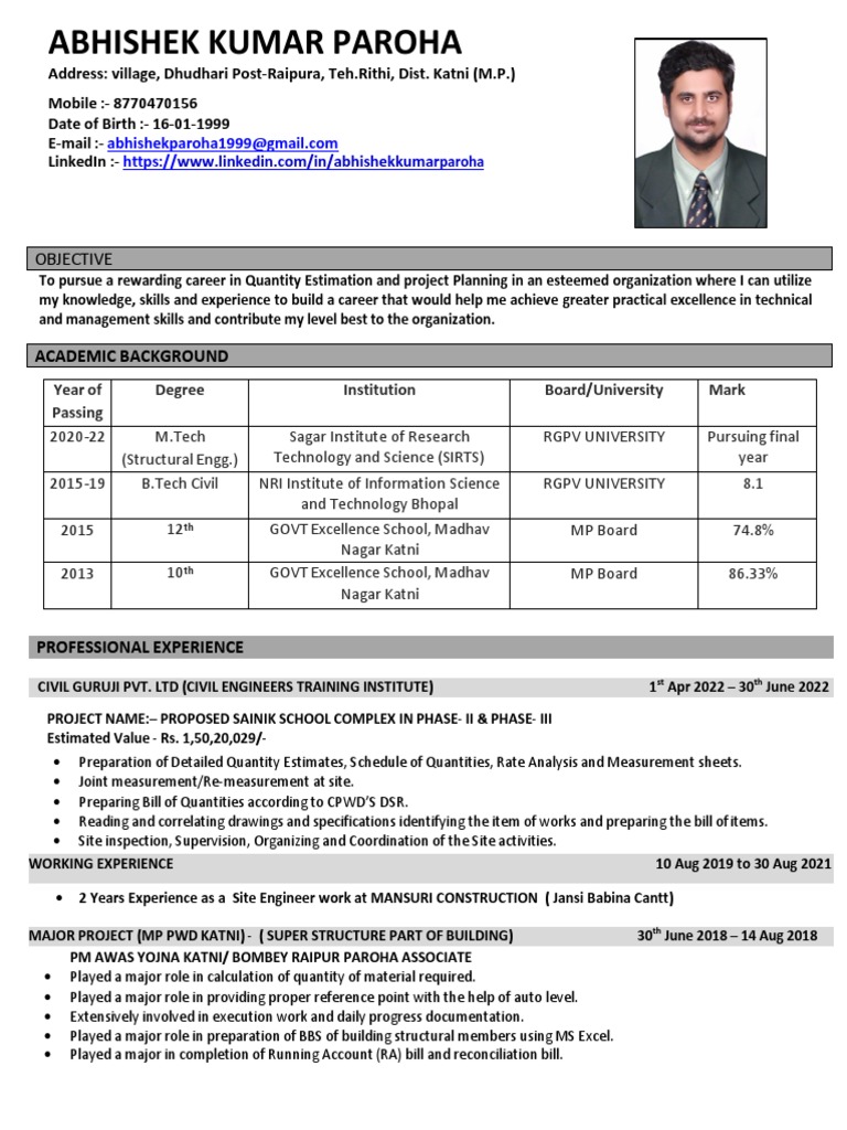 Abhishek Resume (1) | PDF