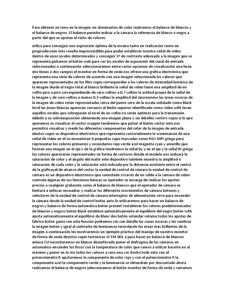 CCU | PDF | Vídeo | Color