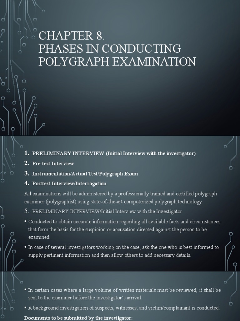 Forensic 34 Pre-Final Topic 3 | PDF | Polygraph | Test (Assessment)