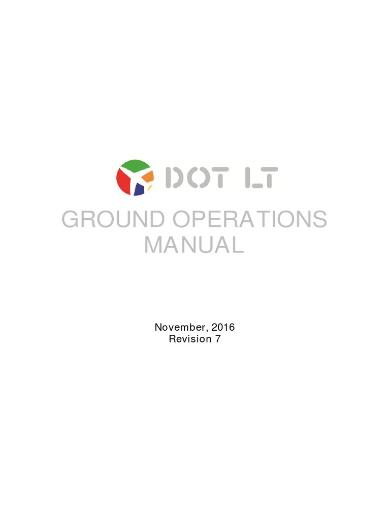 Ground Operations Manual Nextjet | PDF | Audit | Dangerous Goods