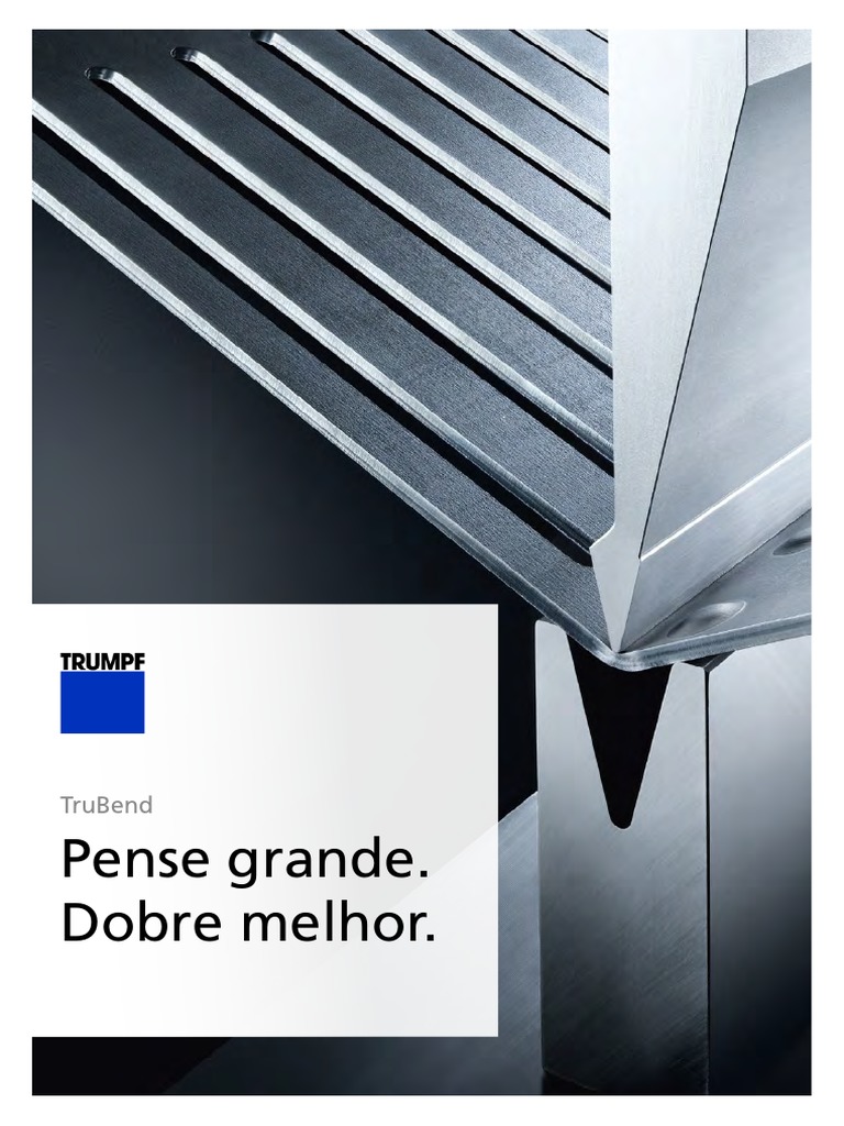 TRUMPF Bending Machines Brochure PT | PDF | Tempo | Medição