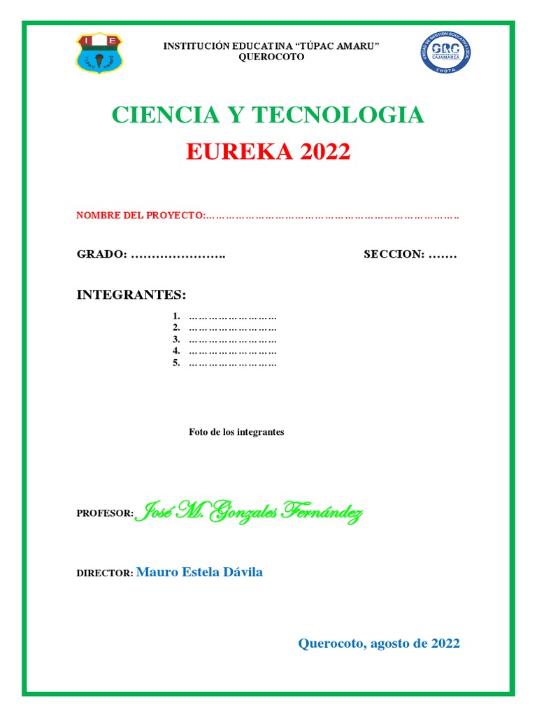 Ciencia y Tecnologia - Eureka 2022 | PDF