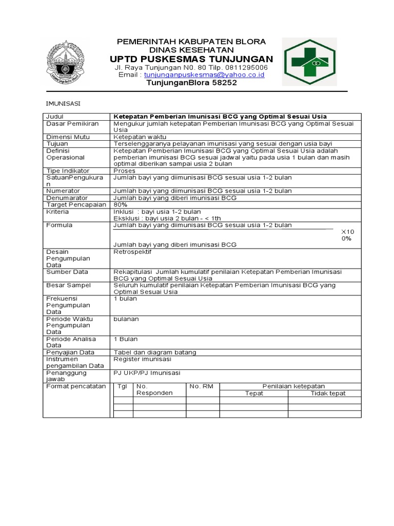 Indikator Mutu Ukp 2022 | PDF