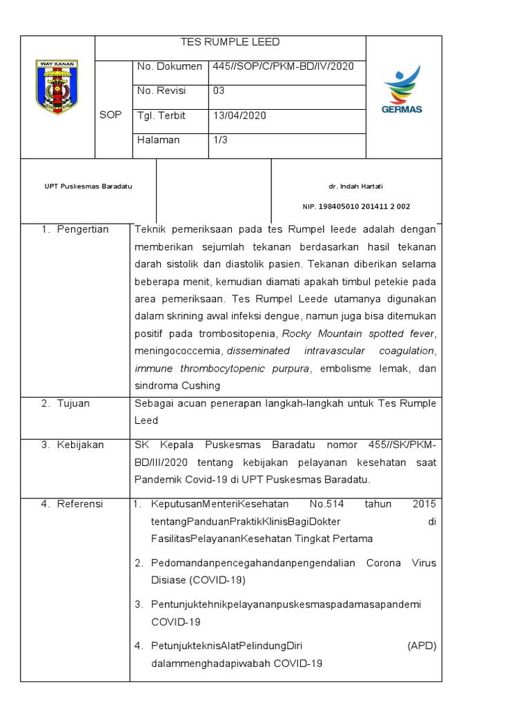 Tes Rumple Leed | PDF