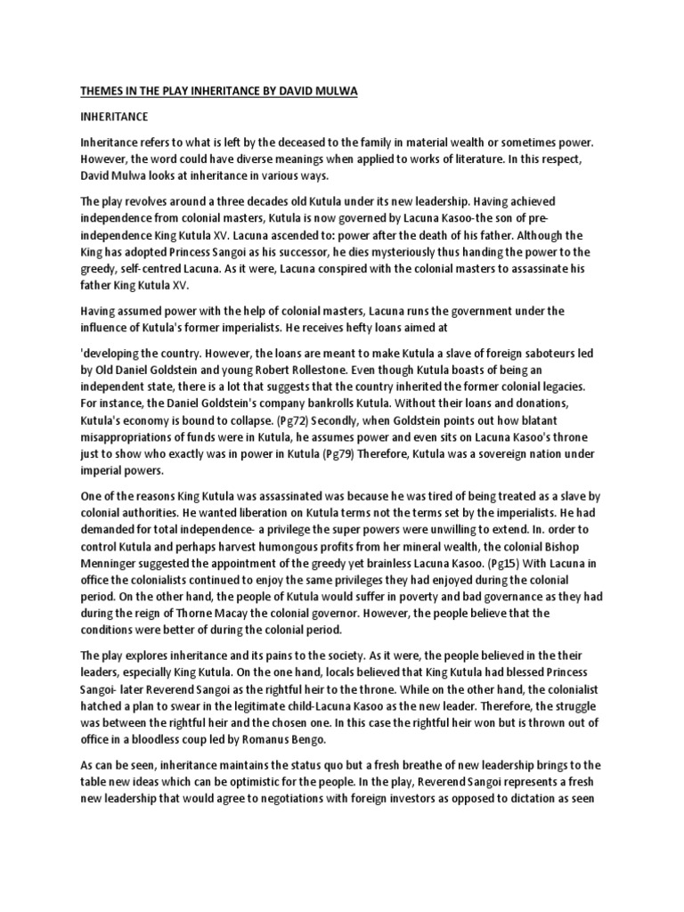 Inheritance of Loss Theme by David | PDF | Activism | Colonialism