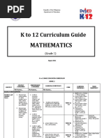 Grade 3 Curriculum Guide in Math | PDF | Multiplication | Teaching ...
