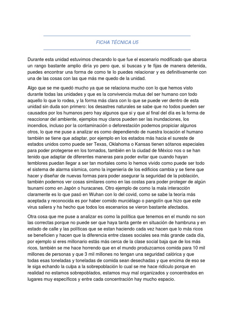 FiCHA U5 Lucero Soriano Raúl | PDF