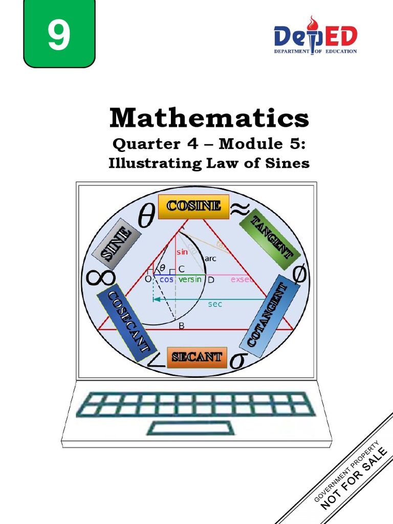 Mathematics: Quarter 4 - Module 5 | PDF | Trigonometric Functions ...