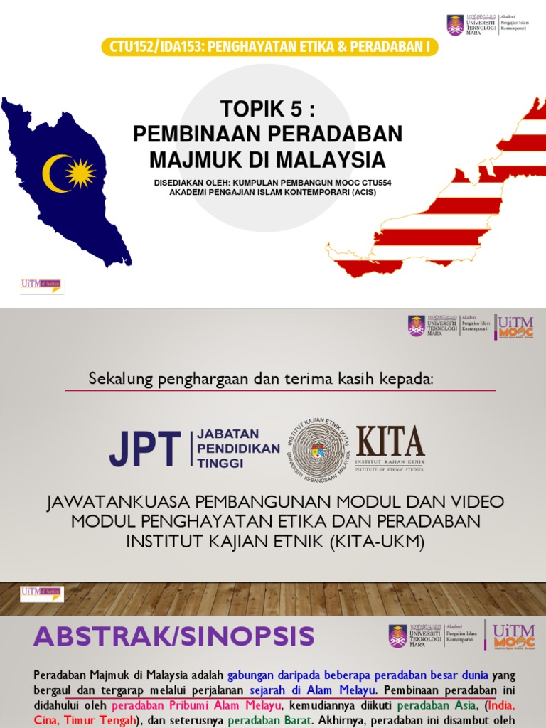 Pembinaan Peradaban Majmuk Malaysia | PDF