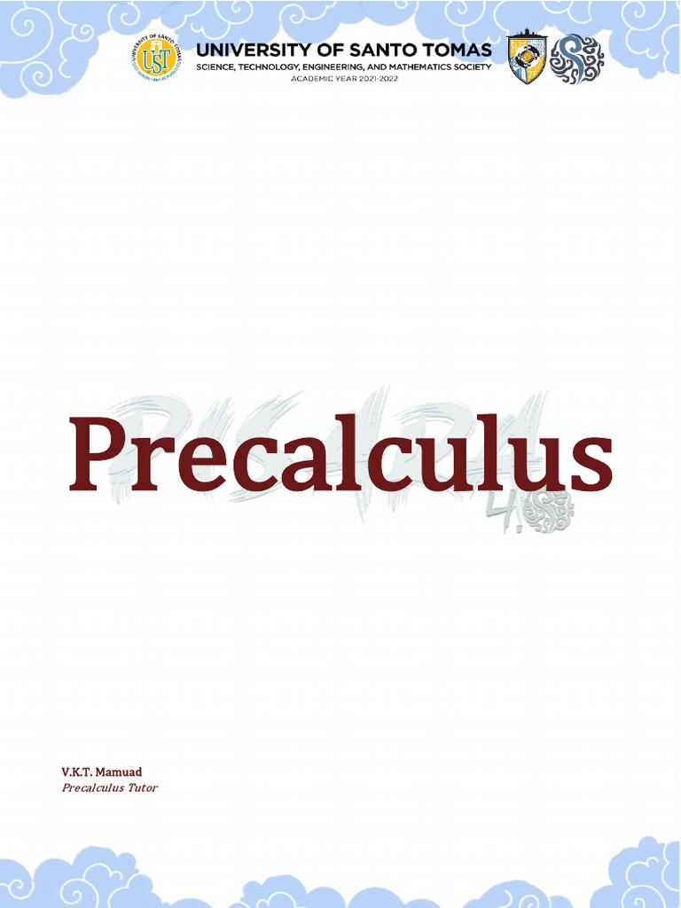 A Concise Guide to Common Precalculus Concepts and Formulas | PDF ...