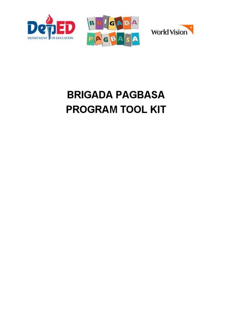 Brigada Pagbasa Tool Kit - March 5 | PDF | Literacy | Teachers