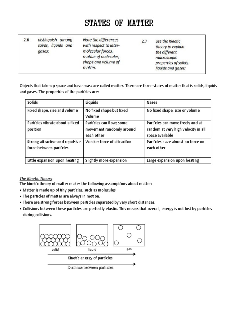 02 States of Matter + Expansion | PDF | Thermal Expansion | Gases
