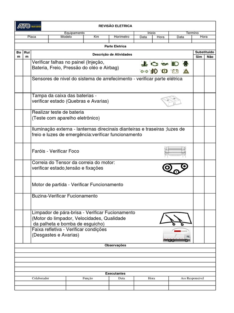 Check List Com Desenho | PDF