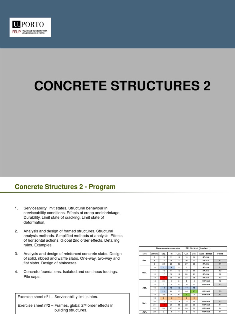 Chapter 1 (SLS) | PDF | Concrete | Reinforced Concrete