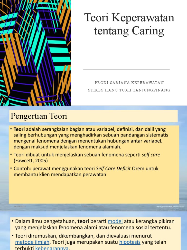 Teori Keperawatan Tentang Caring | PDF