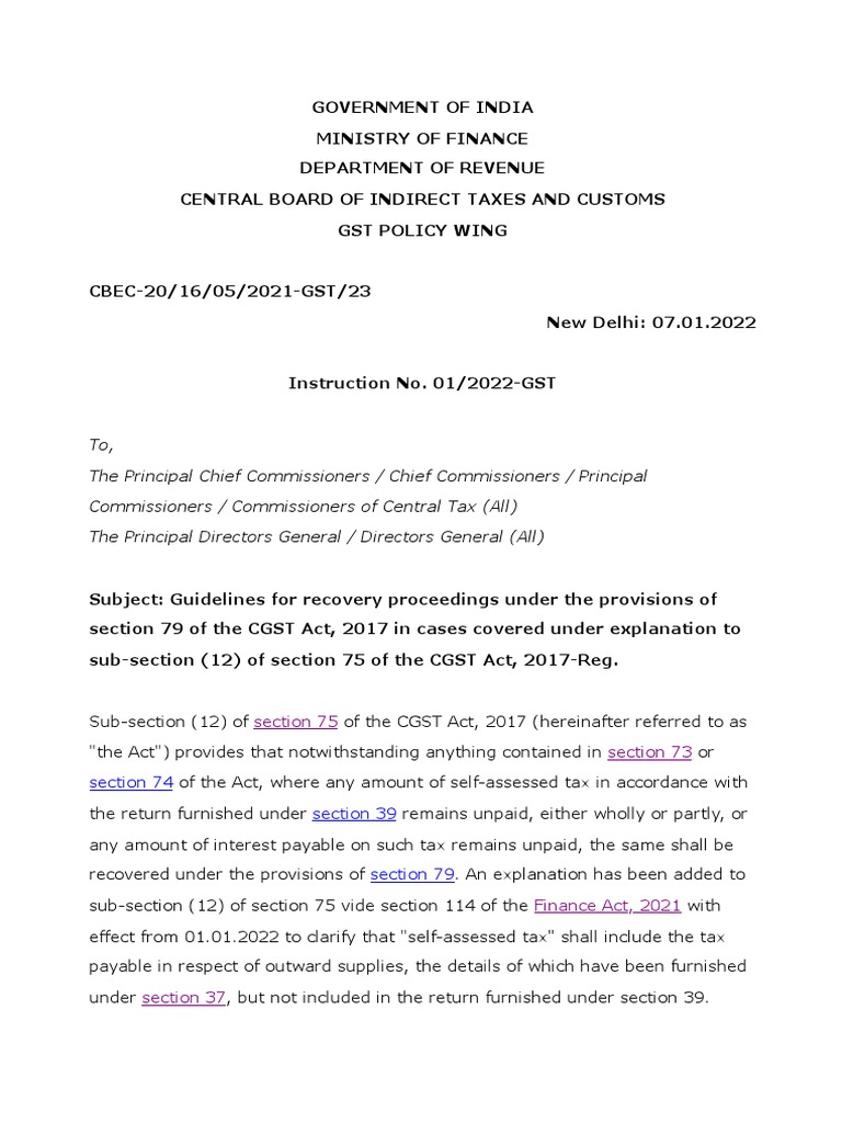Guidelines for Tax Recovery Procedures | PDF | Taxes | Legal Liability