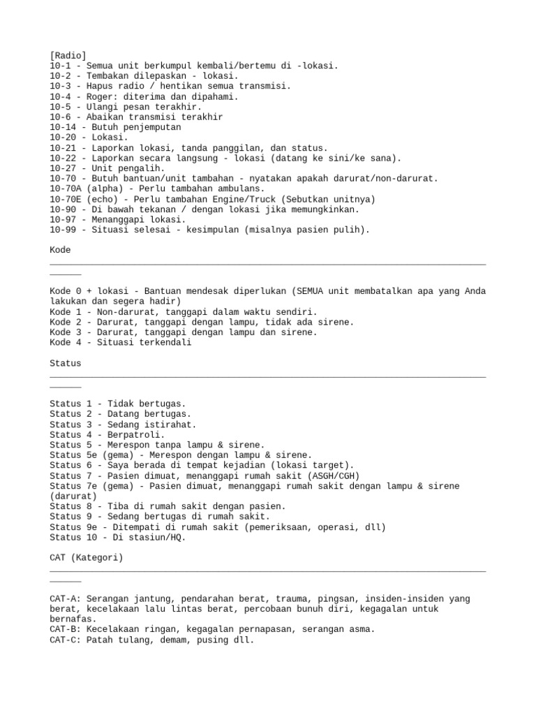 All RP & Radio Safd | PDF