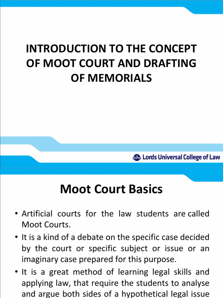 Moot Court Concept | PDF | Mootness | Case Citation