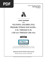 AWWA C605-2005 - Underground Installation of Polyvinyl Chloride ...