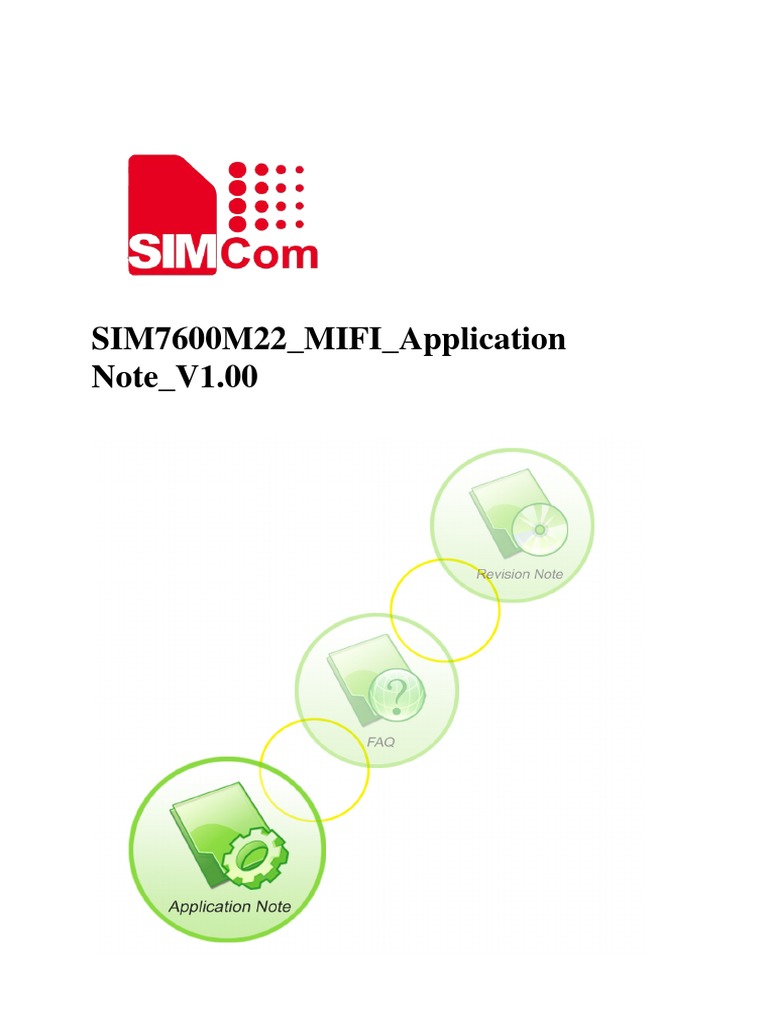 SIM7600M22 - MIFI - Application Note - V1.00 | PDF | Wi Fi | Computer ...