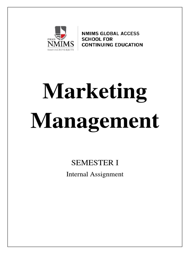Marketing Management Assignment | PDF | Marketing | Survey Methodology