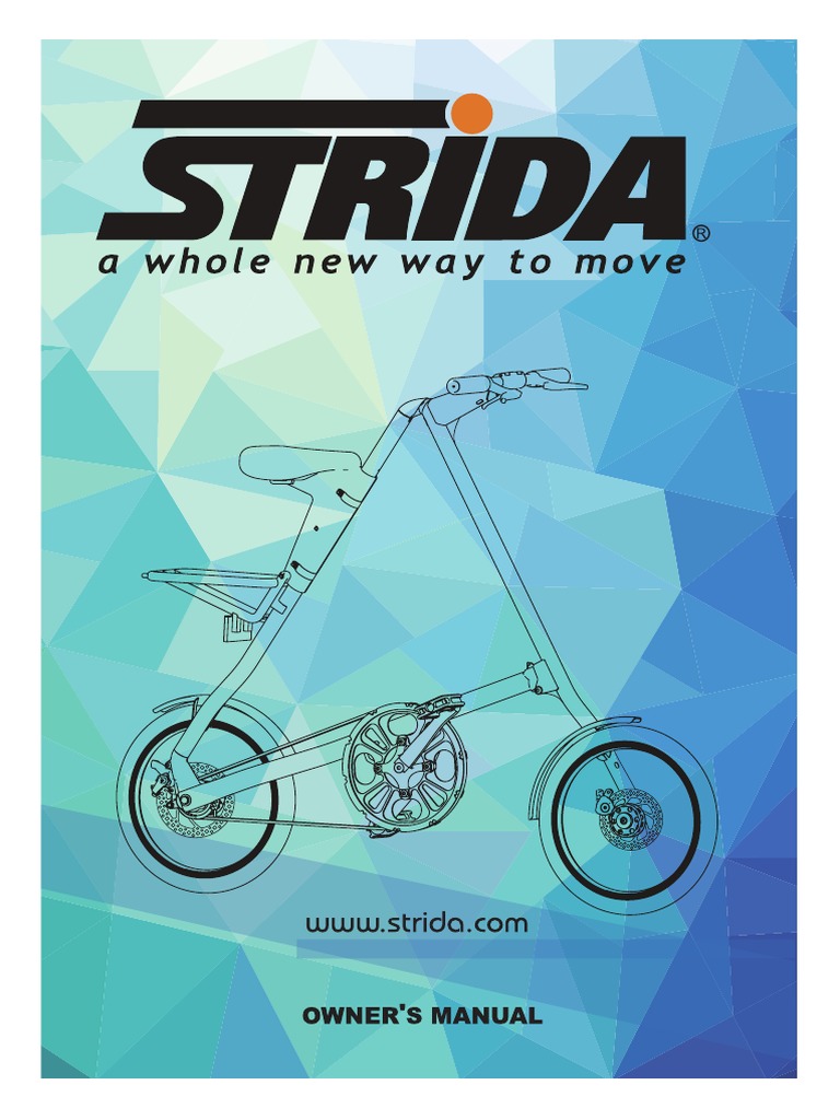 STRiDA Owner's Manual - English | Download Free PDF | Transport | Vehicle Technology