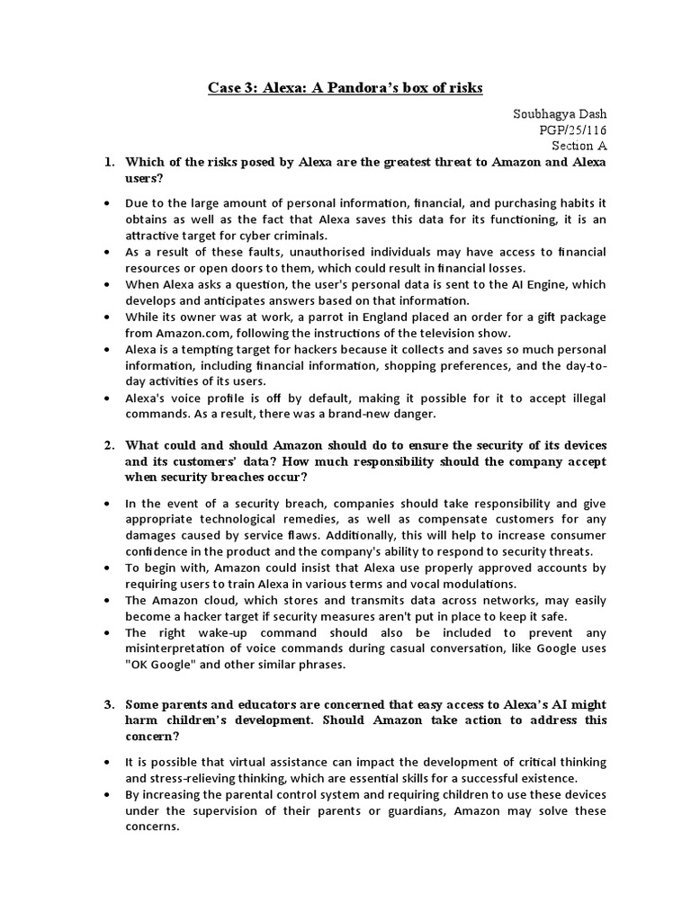 Alexa Security and Risk Analysis | PDF | Computing