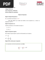 Reglas Básicas Algebraicas | PDF | Métodos y materiales de enseñanza