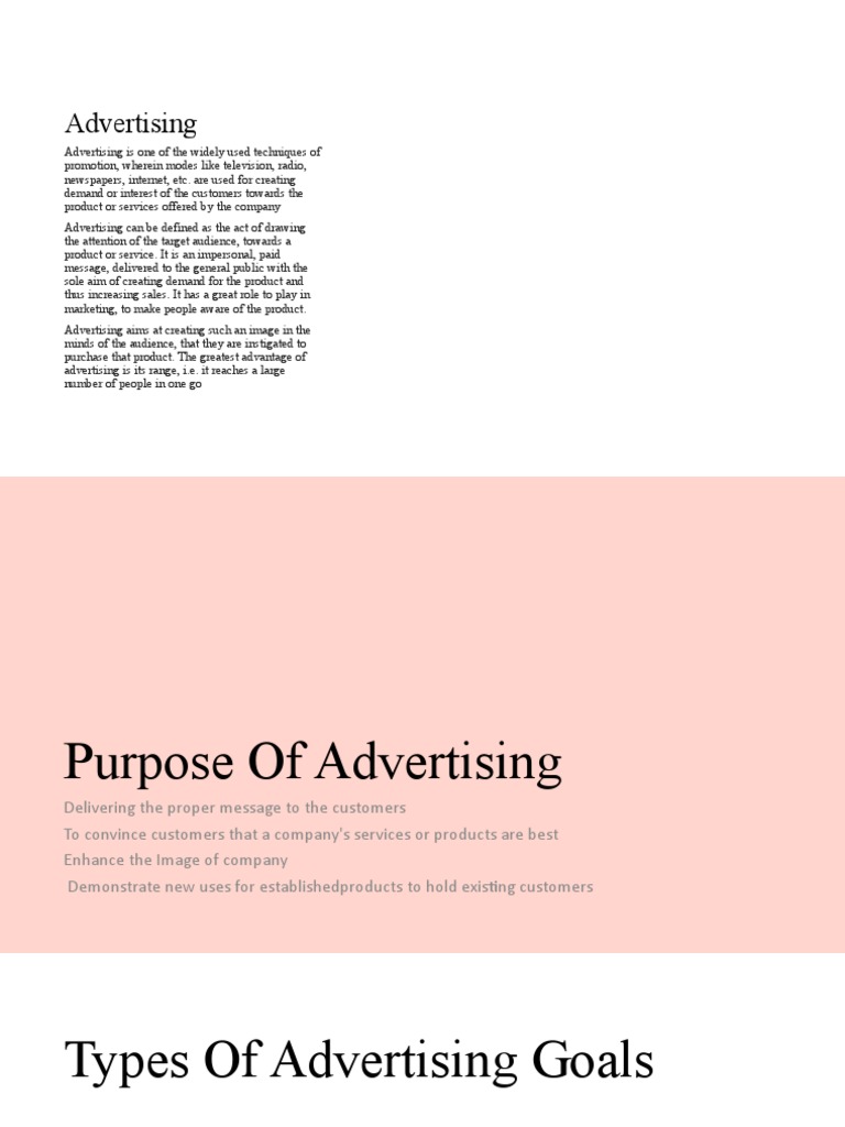 Selling and Advertising | PDF | Sales | Advertising