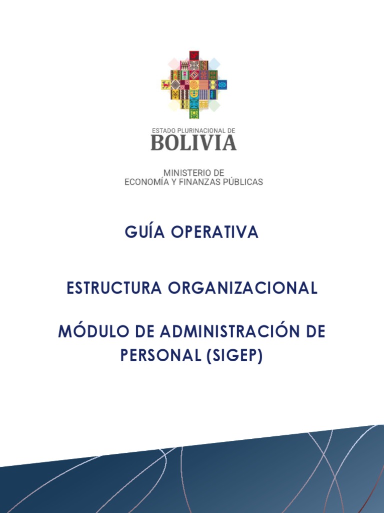 Guia Operativa Estructura Organizacional v2 | PDF | Administración Pública