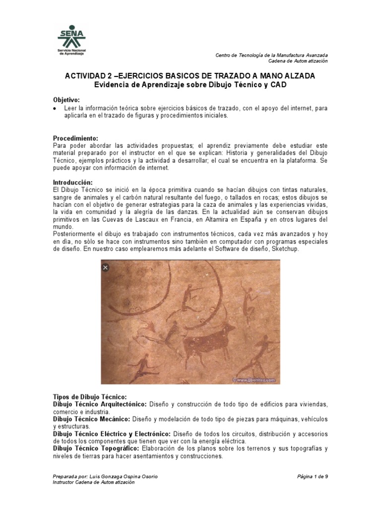 Ejercicios Bàsicos de Trazado A Mano Alzada GRPP | PDF | Dibujo técnico | Dibujo