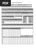 AD&D 2nd Edition Character Sheet | PDF | Role Playing Games | Leisure