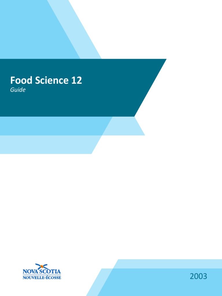 Food Science 12 Guide (2003) | PDF | Educational Assessment | Teaching ...