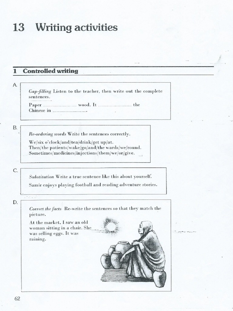 Teacher's Writing Activities | PDF